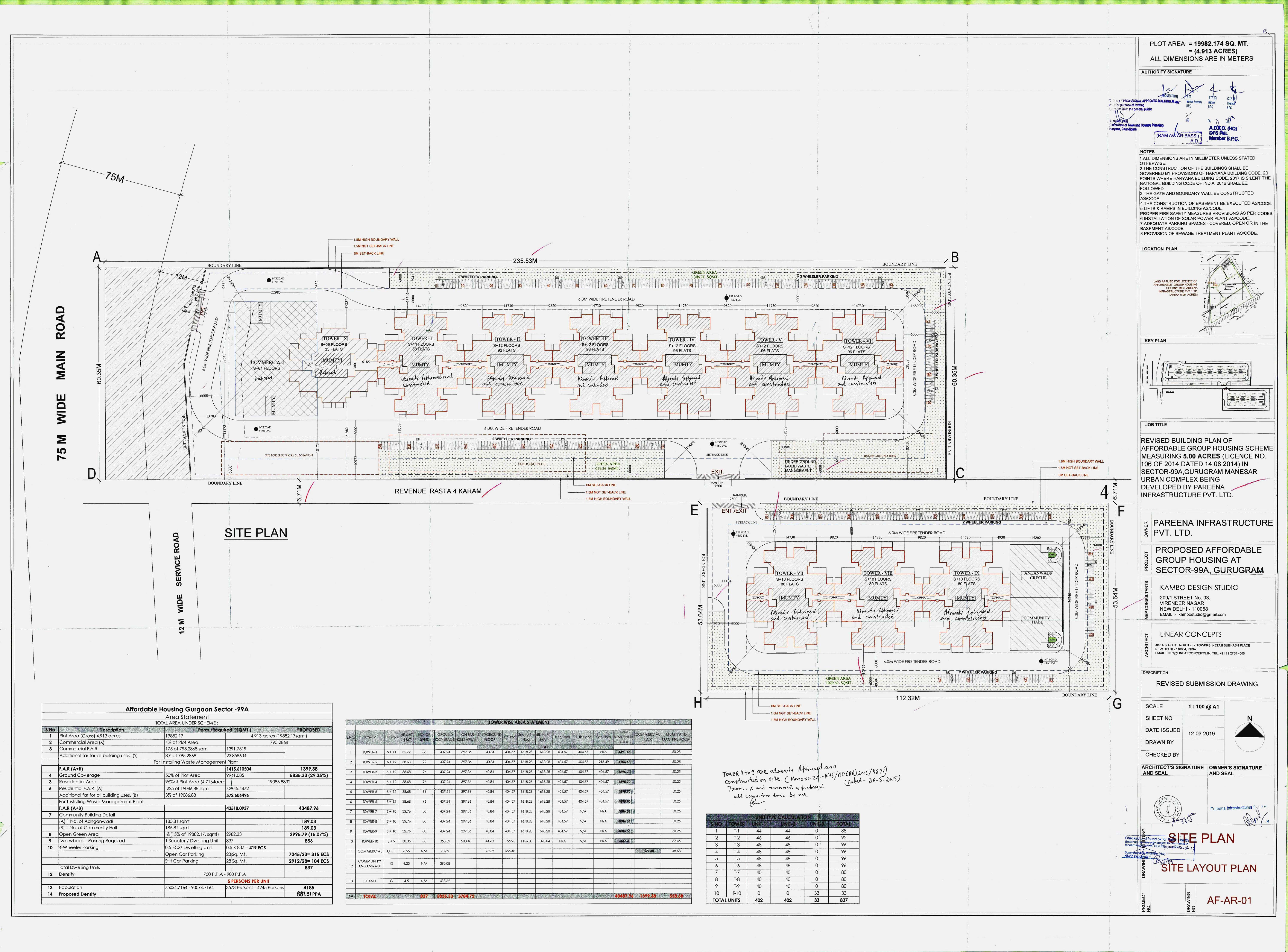 Site Layout - Pareena Infrastructure Private Limited
